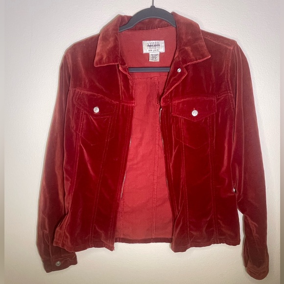 Jackets & Coats | Soho Jeans Red Swede Jacket | Poshmark